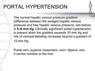 Portal hypertension | PPTX