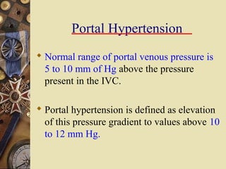 Portal hypertension | PPT
