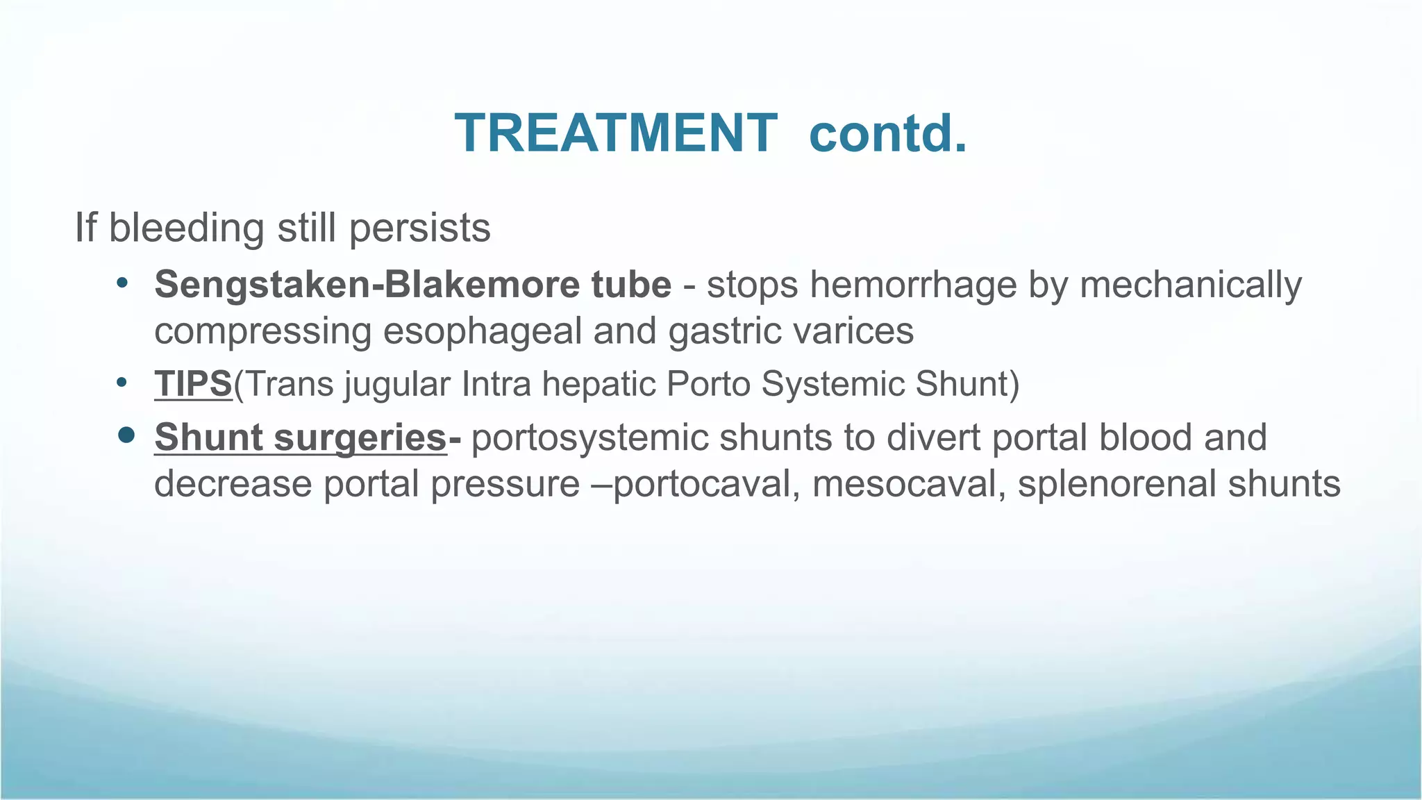 Portal Hypertension in Children | PPTX