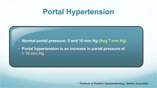 Portal Hypertension in Children | PPTX