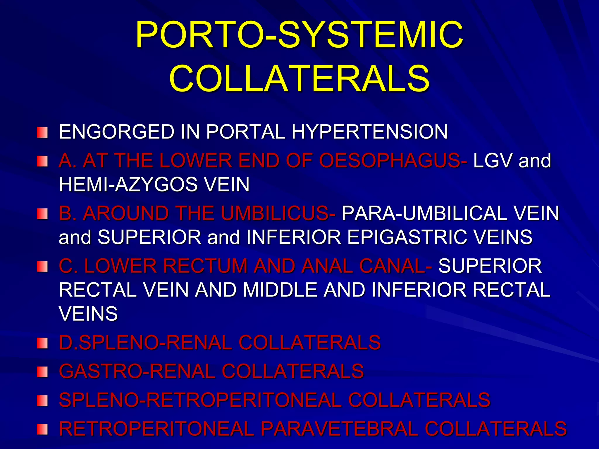 Portal hypertension radiological diagnosis and interventions | PPTX
