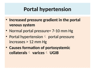 Portal hypertension and Upper GI bleeding in children.pptx