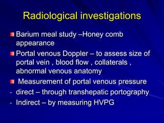 Portal Hypertension and its management.ppt