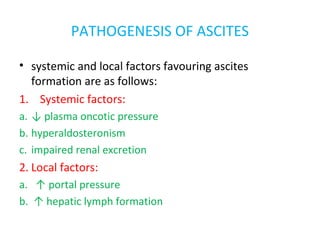 Portal hypertension, hepatic failure | PPT
