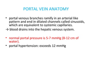 Portal hypertension, hepatic failure | PPT