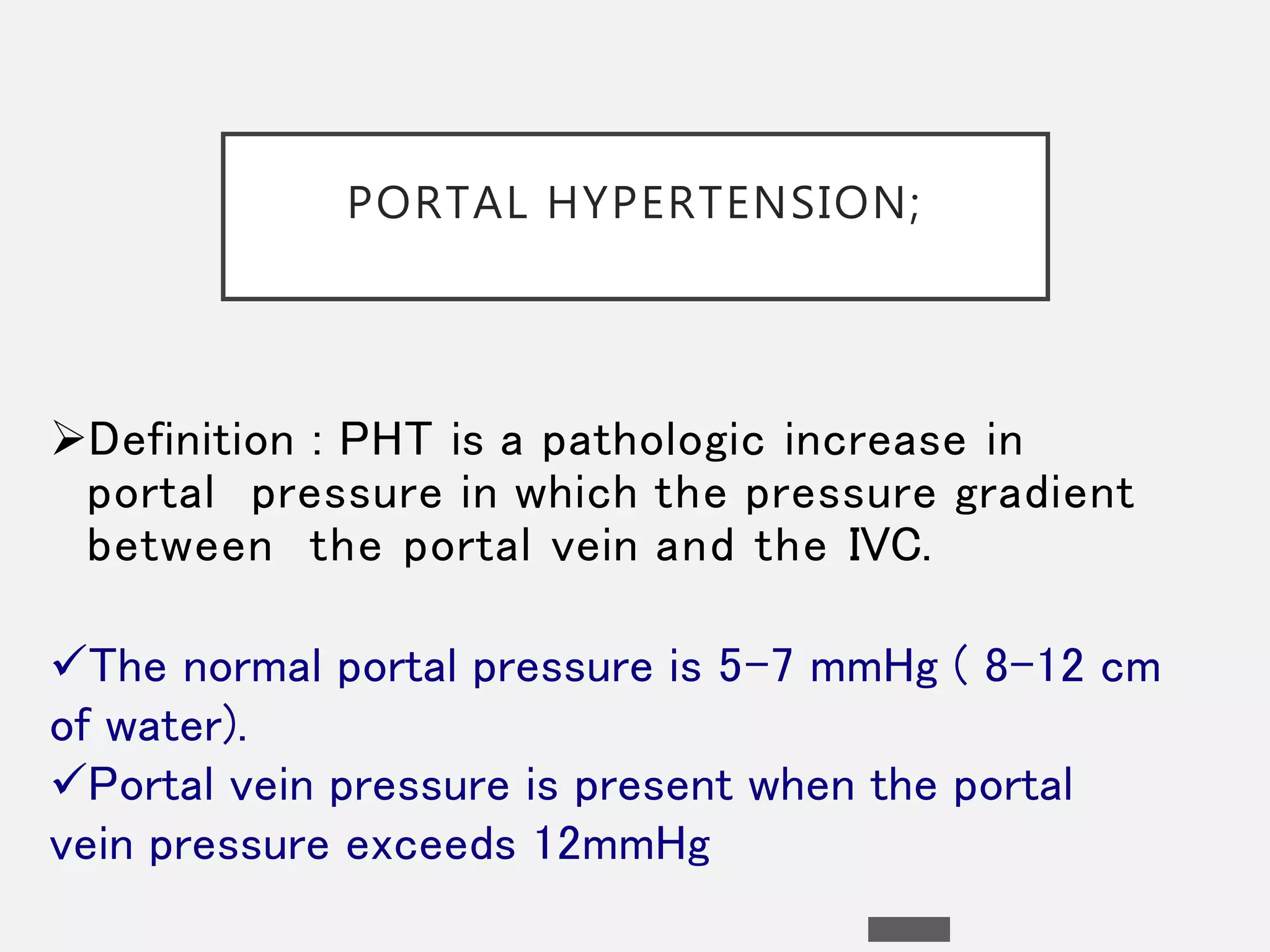 Portal hypertension in children | PPTX