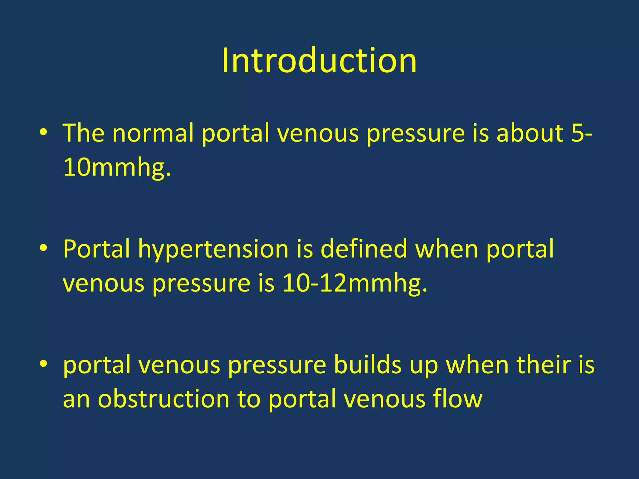 Portal hypertension in paediatrics | PPTX