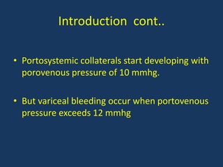 Portal hypertension in paediatrics | PPTX