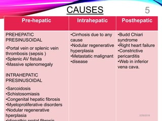 Portal Hypertension Mechanisms Pathophysiology by Dr. Aryan | PPTX