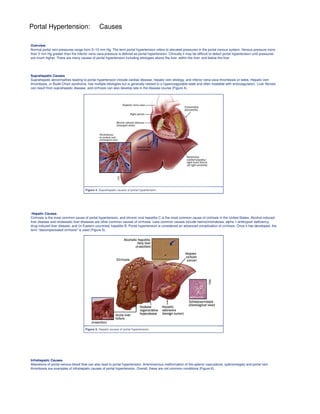 Portal hypertension | PDF