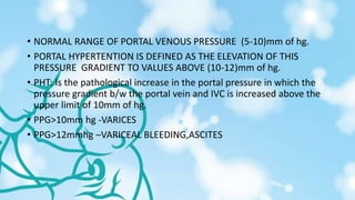 Portal hypertention | PPT
