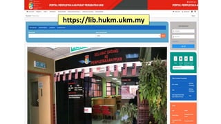 Portal Perpustakaan PPUKM | PPTX