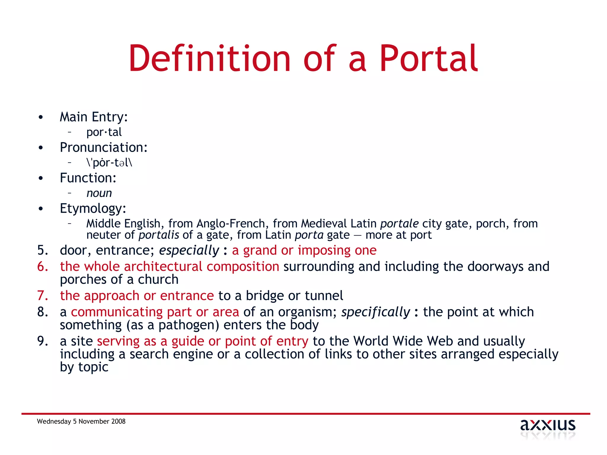 Introduction to Portals | PPT