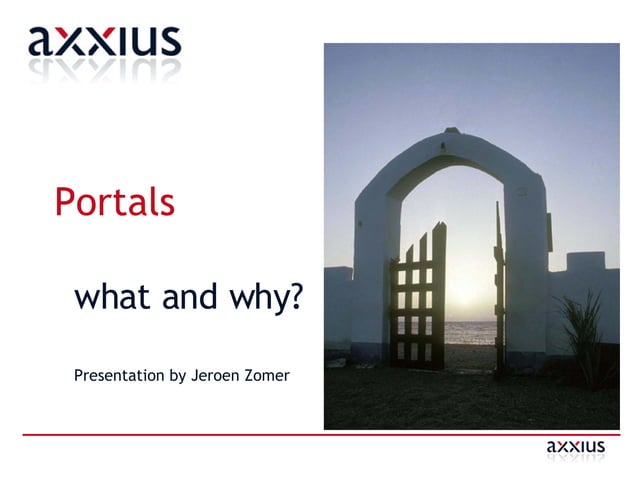 Introduction to Portals | PPT