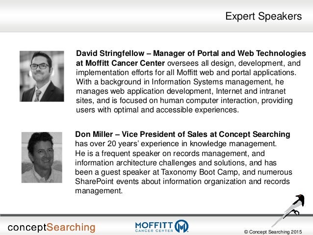 Metadata Matters – External Self-serve Portal at Moffitt Cancer Center ...