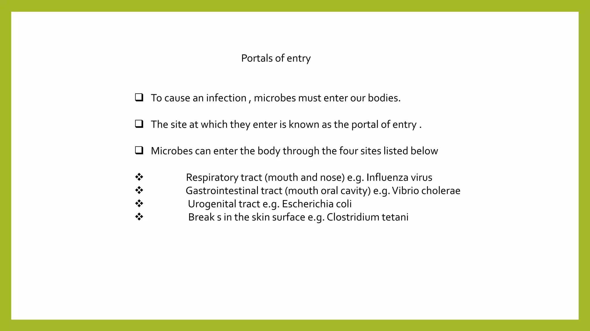Portals of entry to human body.pptx