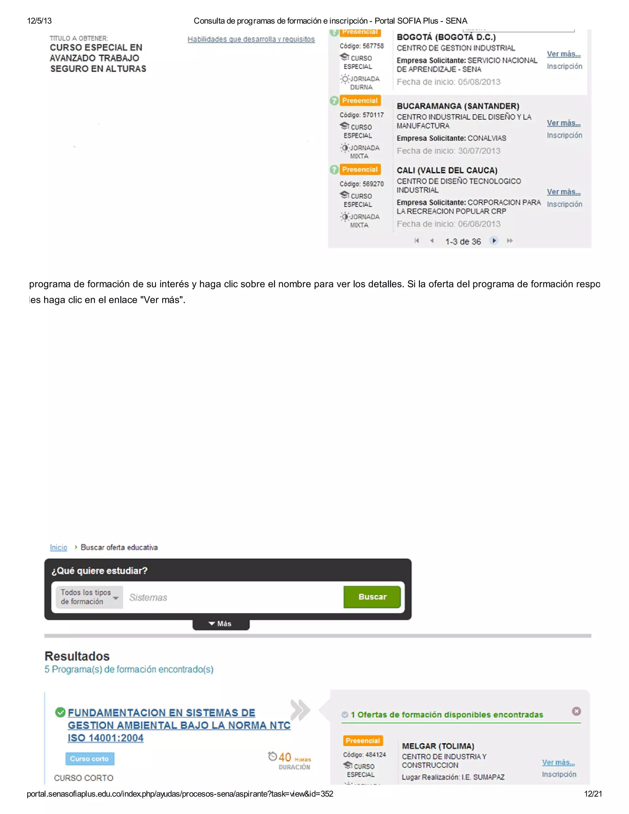 Portal sofia plus sena | PDF | Professional School | Postgraduate Education