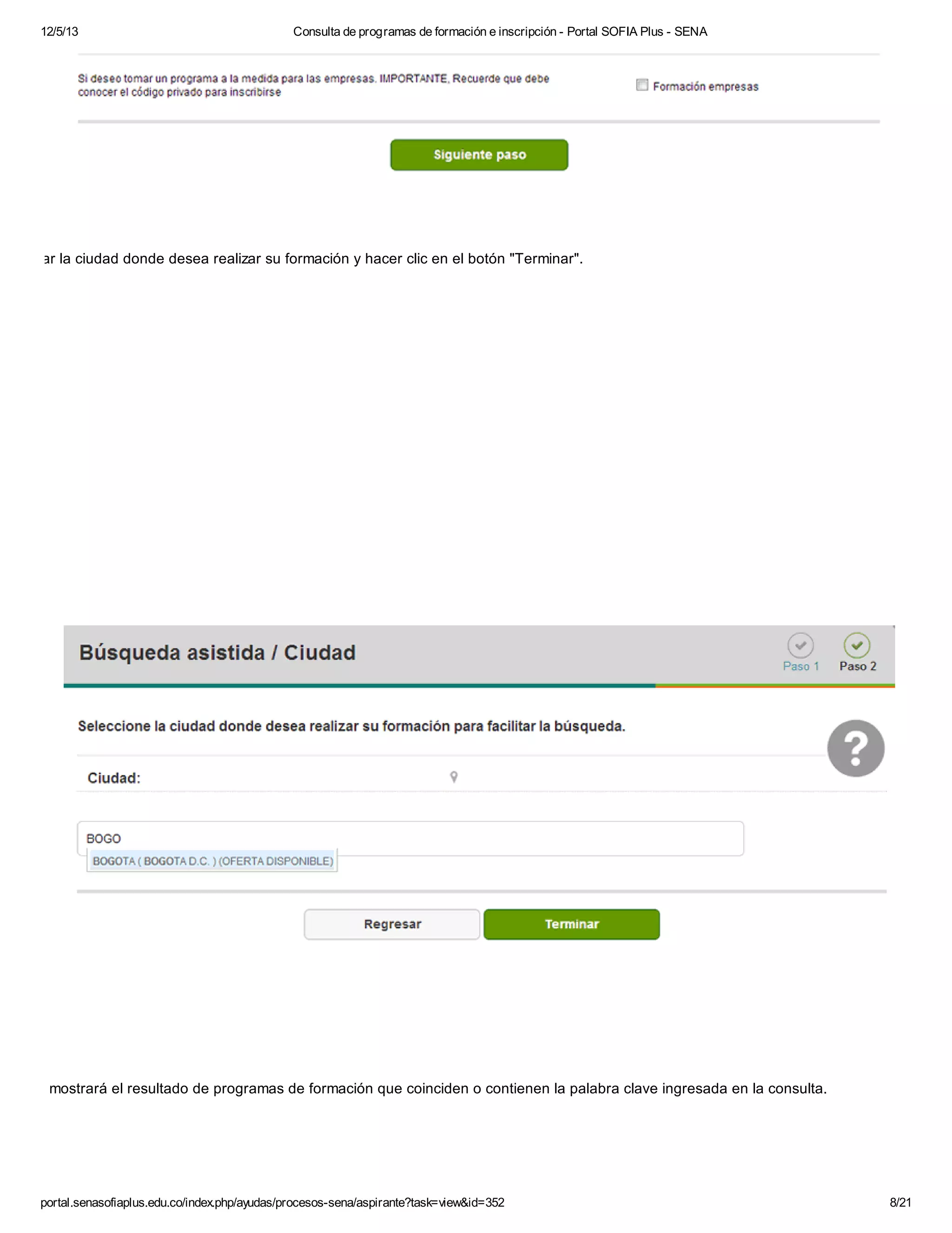 Portal sofia plus sena | PDF | Professional School | Postgraduate Education