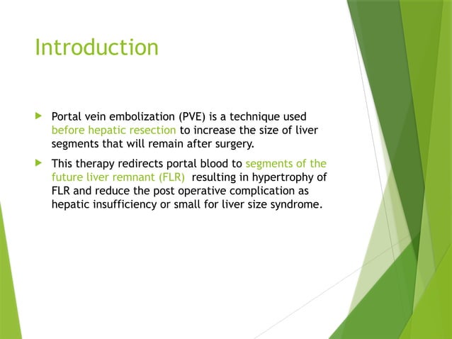 portal vein embolization- IR PERSPECTIVE | PPTX