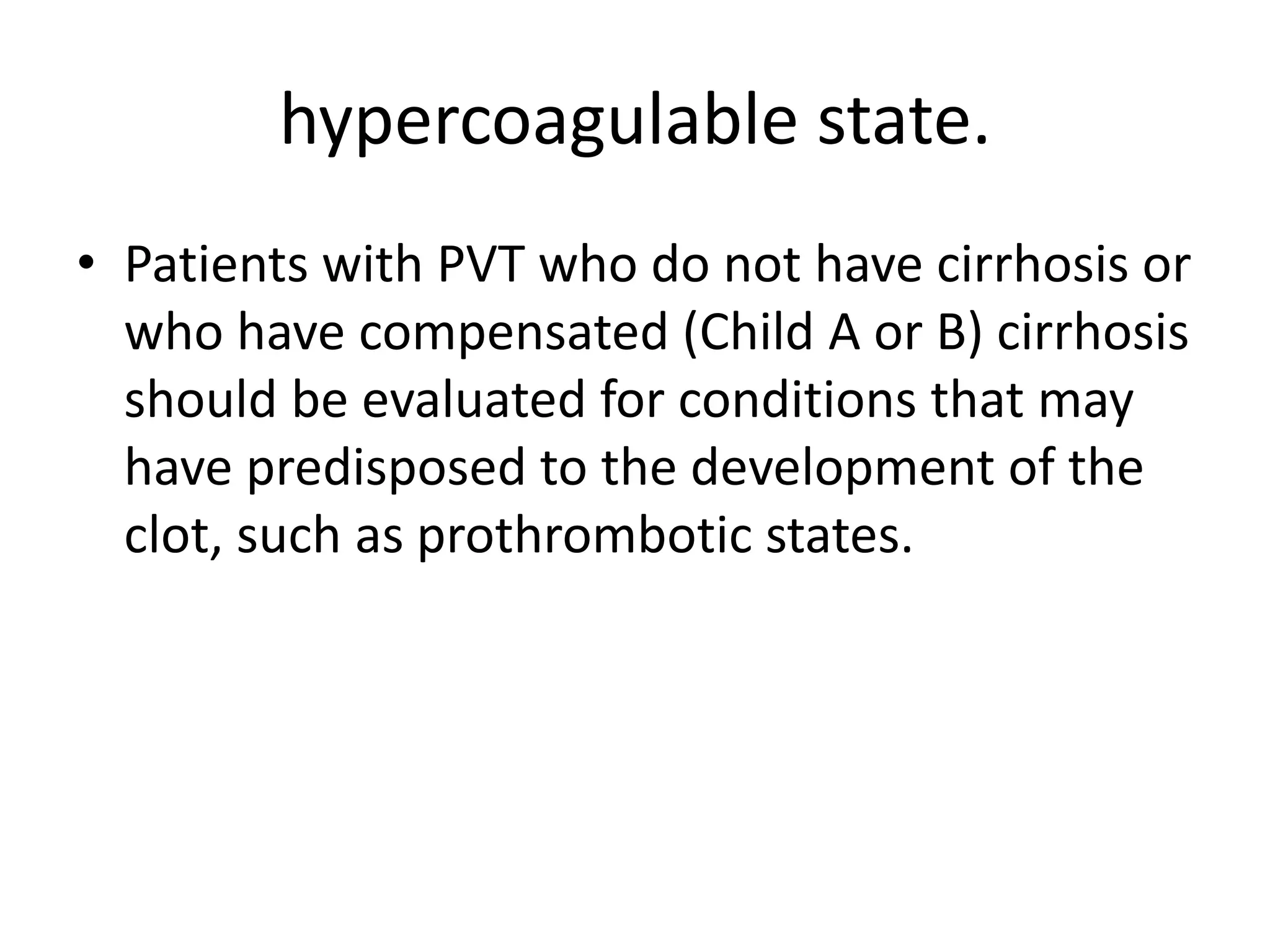 Portal vein thrombosis 2017 HCC | PPTX