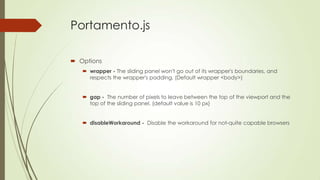 Portamento js | PPT