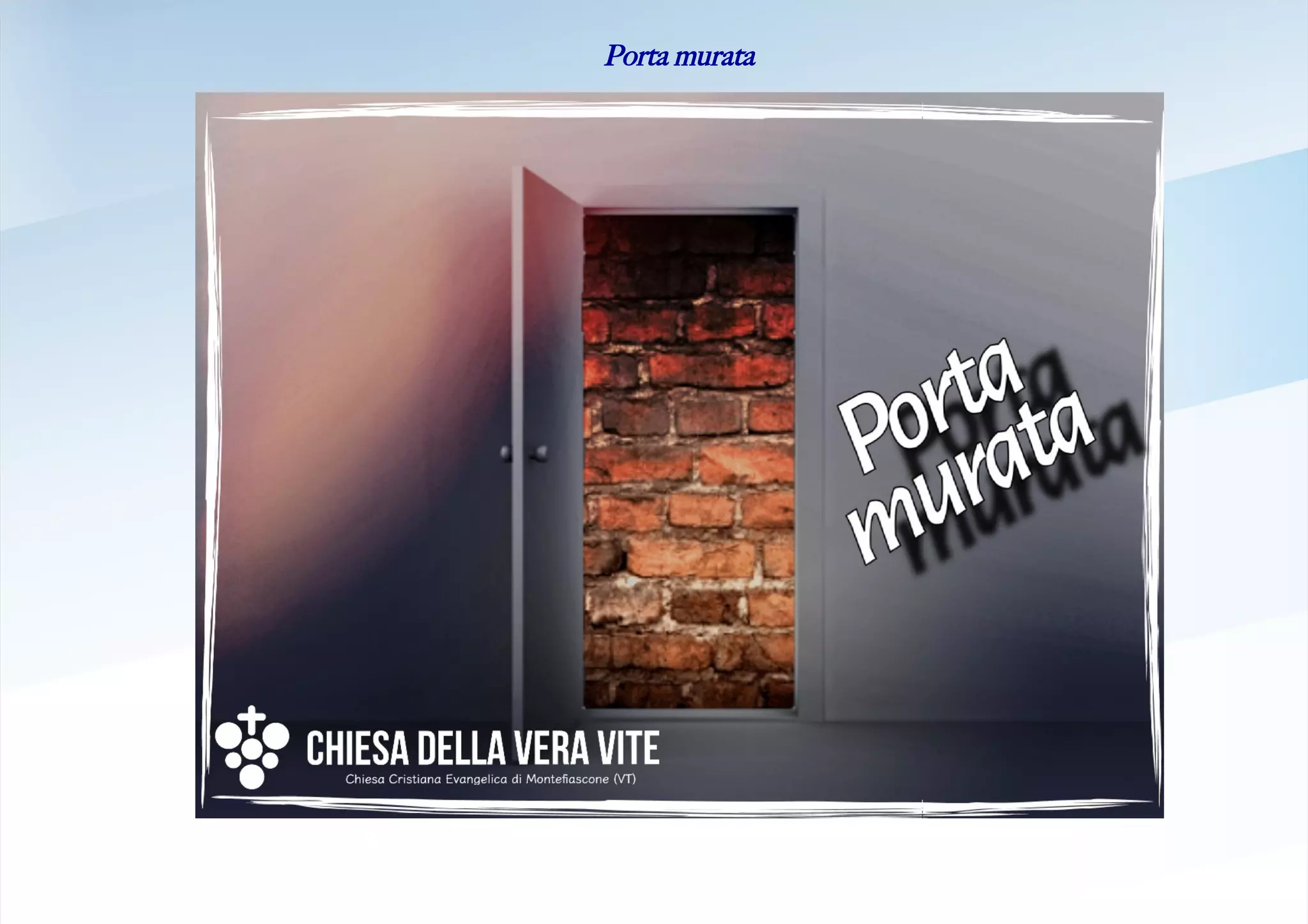 Quando le tue preghiere sembrano trovare una porta murata | PPT