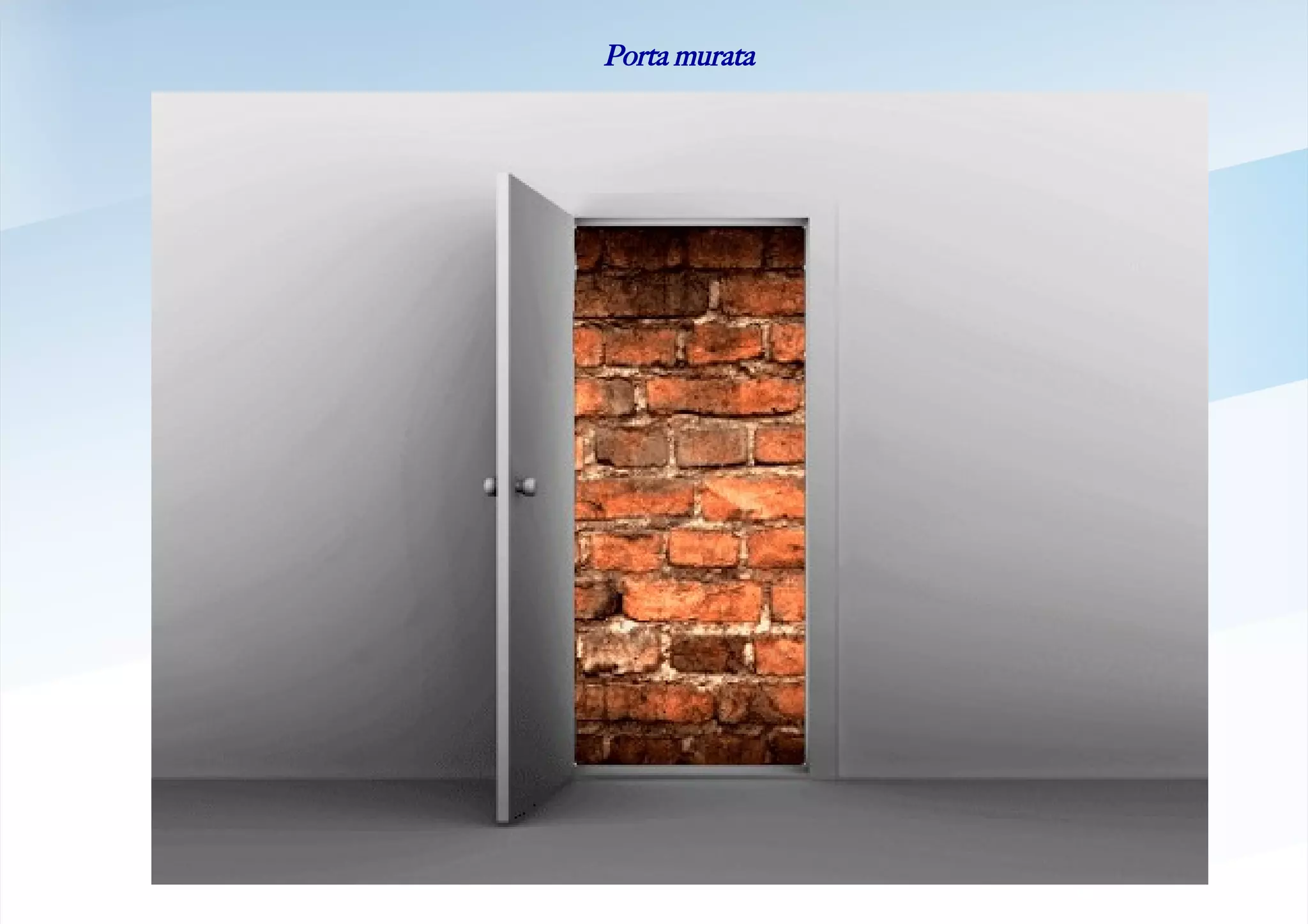Quando le tue preghiere sembrano trovare una porta murata | PPT
