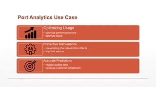 port analytics solution - machine learning | PPT