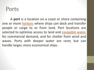 Port and Harbor Engineering | PPTX