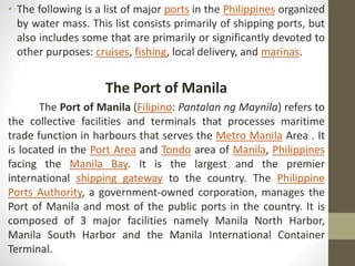 Port and Harbor Engineering | PPTX
