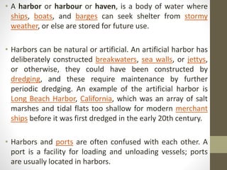 Port and Harbor Engineering | PPTX