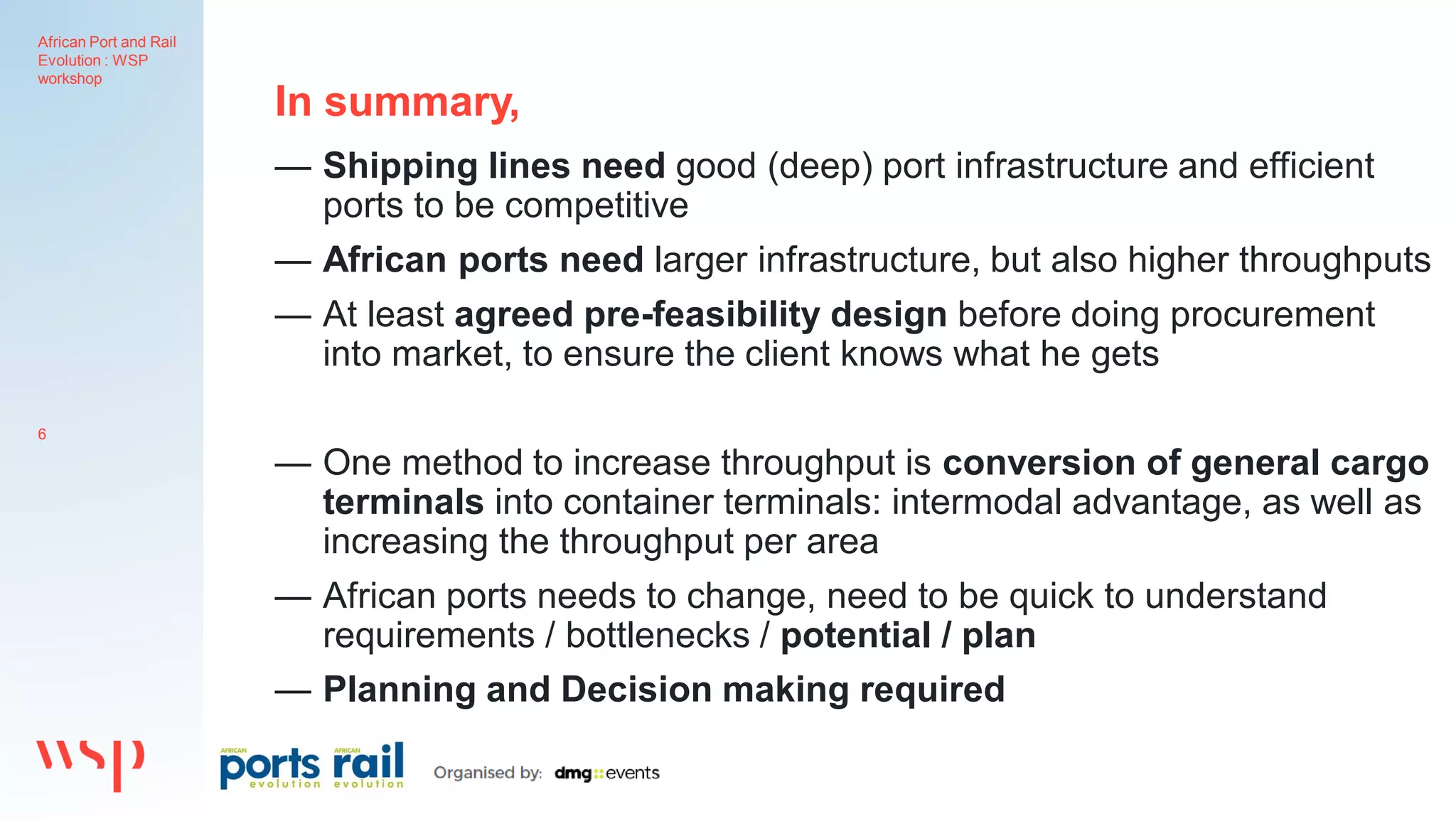 Container Terminal Development on the Continent: Africa Perspective | PDF