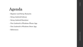 Port Android To Windows App | PPT