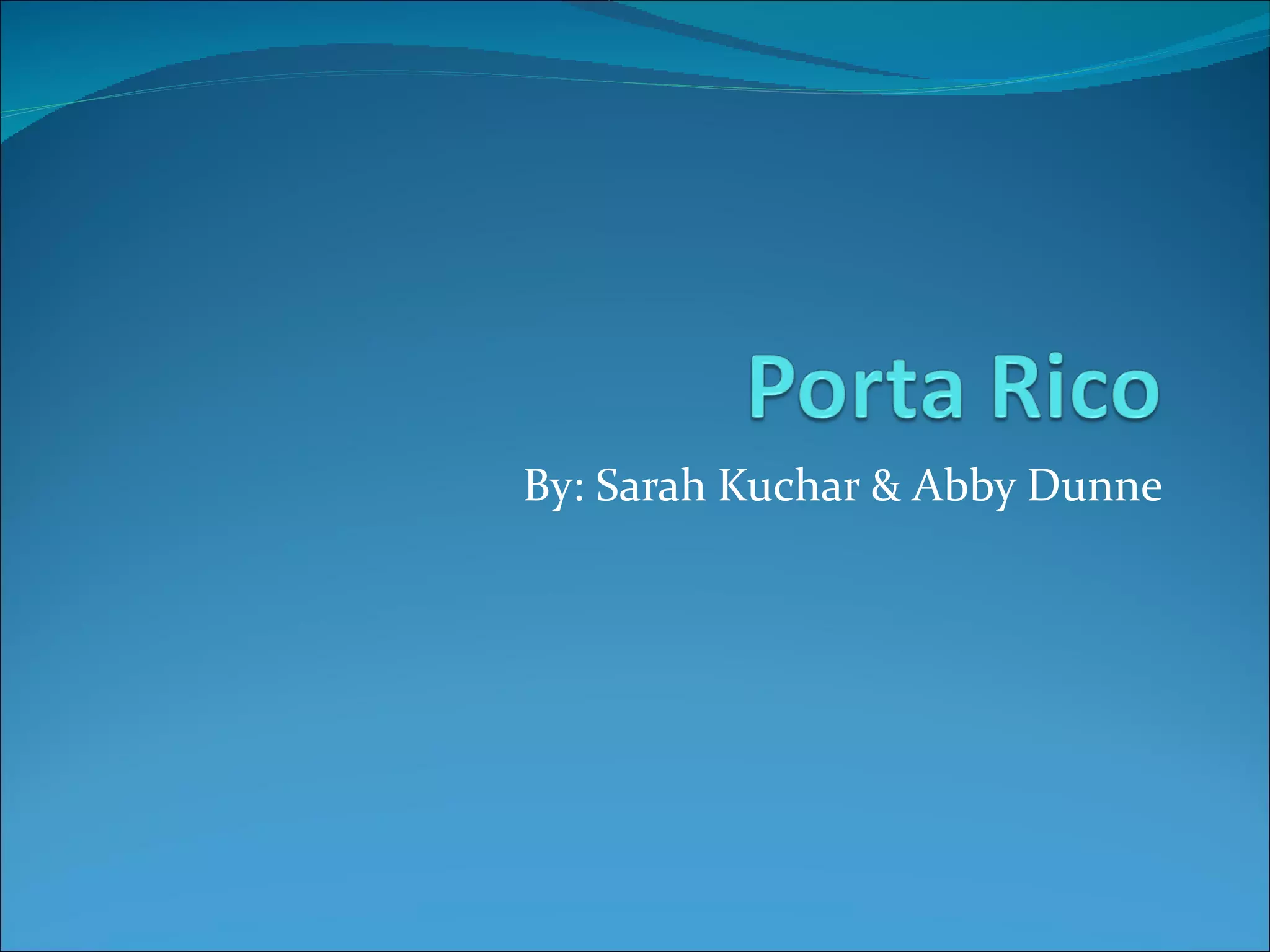 Porta rico slideshow | PPT