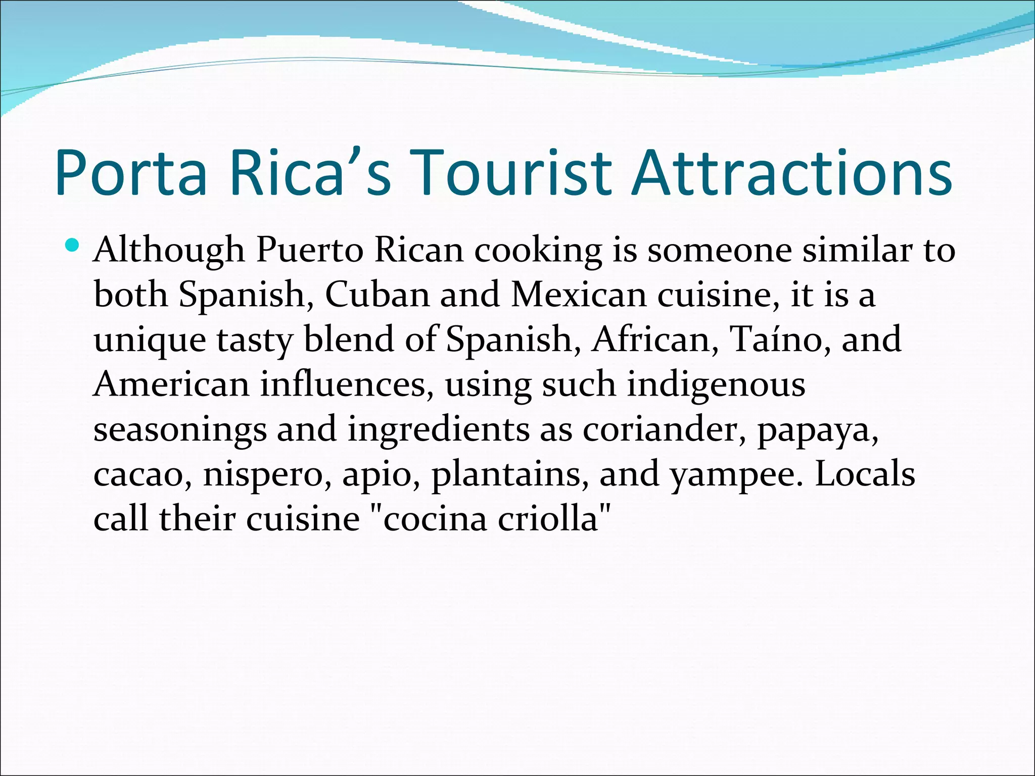 Porta rico slideshow | PPT