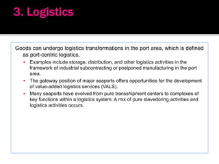 Port cluster of economy | PPTX