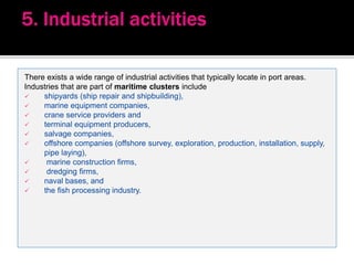 Port cluster of economy | PPTX