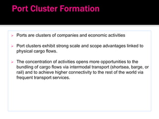 Port cluster of economy | PPTX