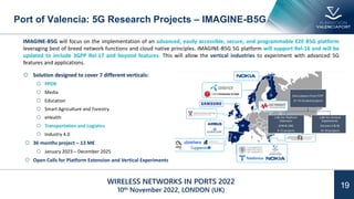 From Standards to Maritime Ports: First 5G Applications at the Port of ...