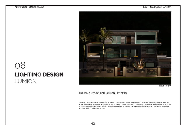 Architectural portfolio- Selective Drawings | PPT