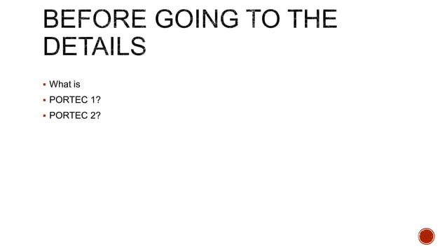 Portec 3 | PPT | Free Download
