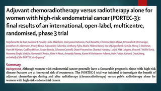 PORTEC 3 trial | PPTX