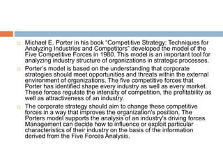 Porter’s 5 Forces Model- a brief overview | PPTX