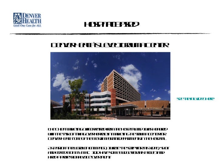 Porter Adventist Hospital Joshua Herrington portfolio