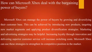 Porter Analysis Microsoft Gaming (1).pptx