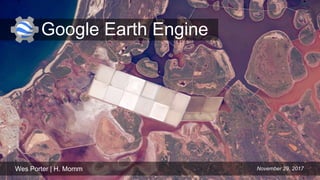 Digital Projects Showcase: Google Earth Engine | PPTX