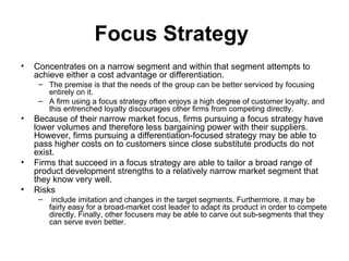 Porter genericstrategies | PPT