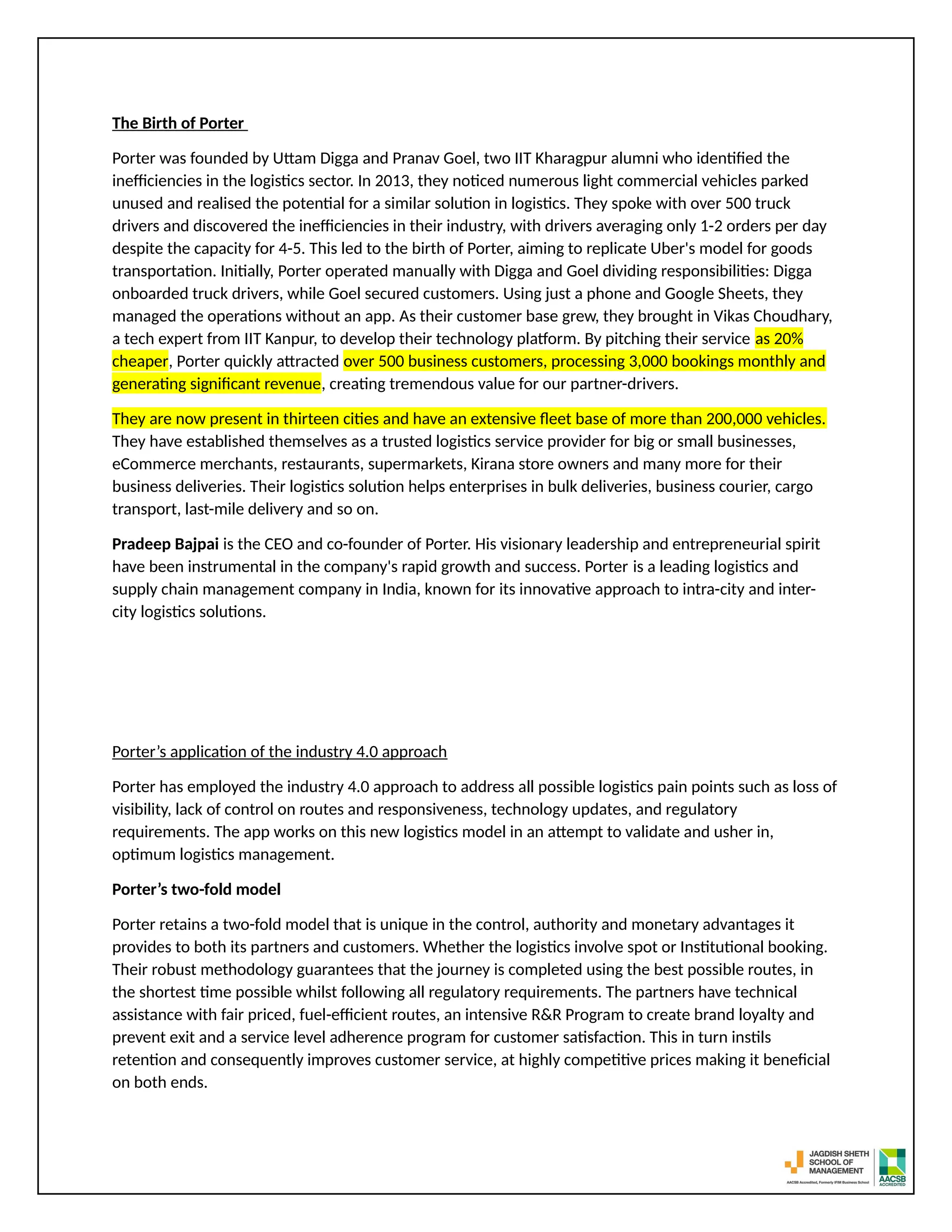 Porter Intracity Case Study //. (1).docx