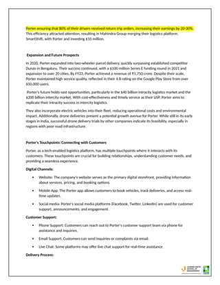 Porter Intracity Case Study //. (1).docx