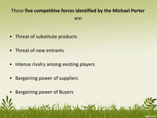 porters model | PPTX